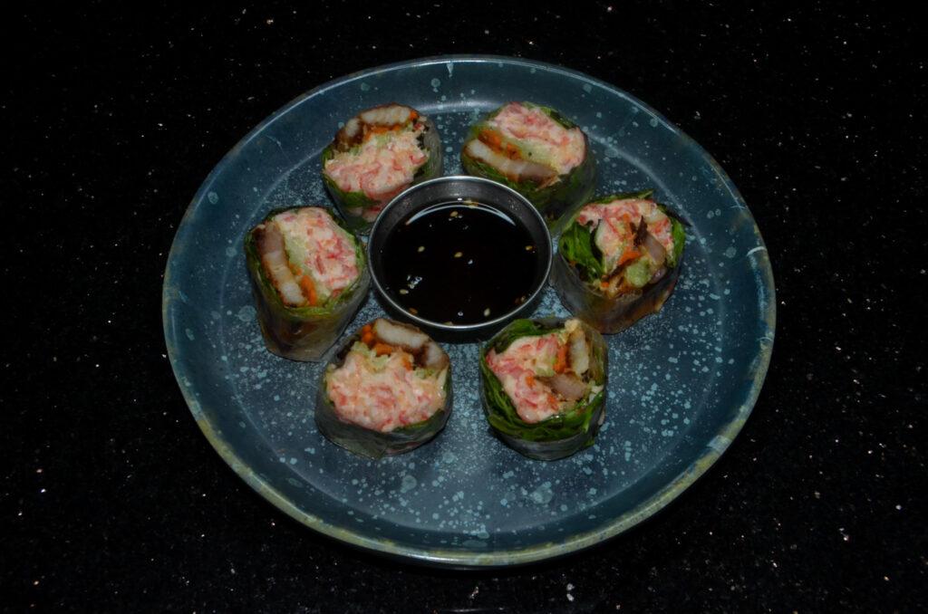 Zen Sushi Houma - Pork Belly Fresh Roll - Picture Dish