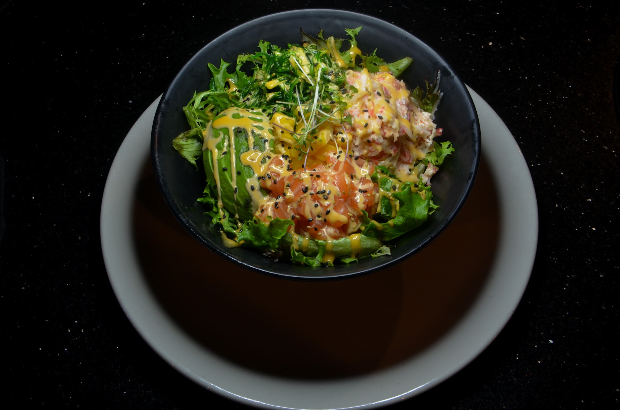 Zen Sushi Houma - Salmon Poke Bowl - Picture Dish
